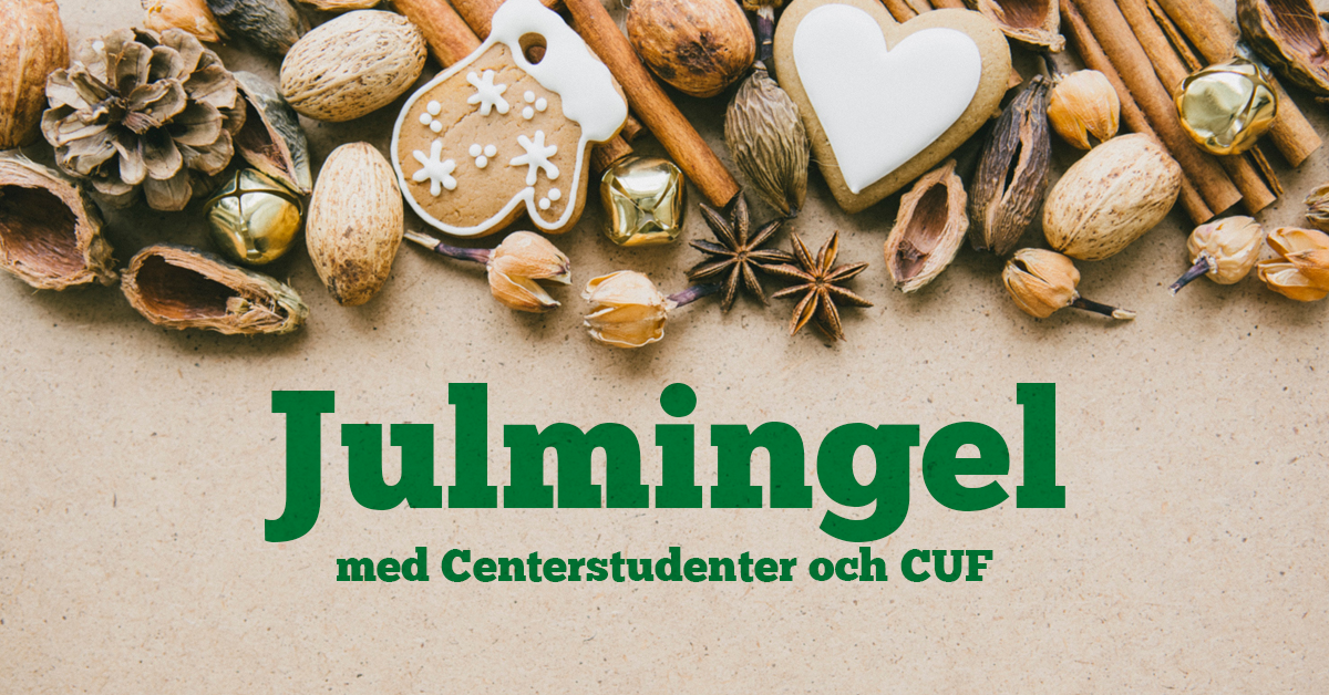 Julavslutning med Centerstudenter och CUF - Centerpartiet