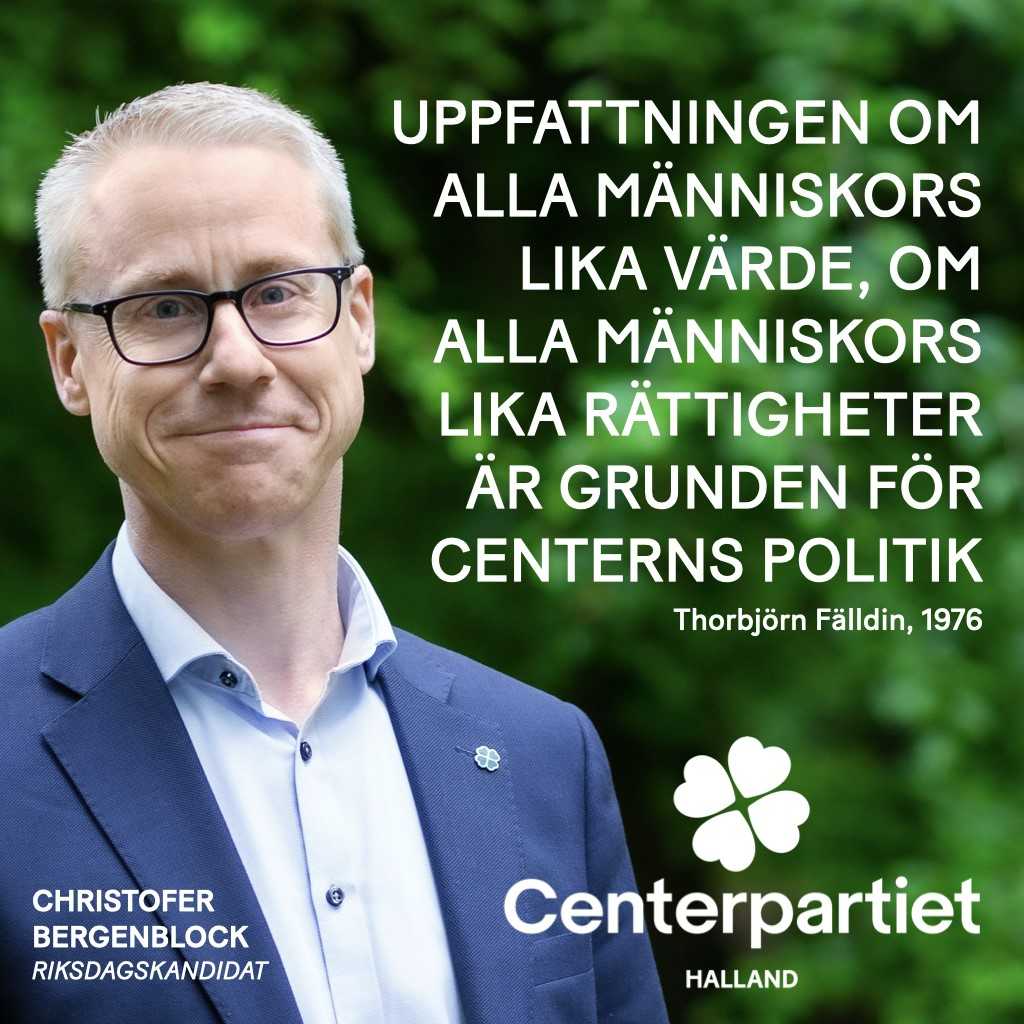 Centerpartiets värdegrund står fast - Centerpartiet