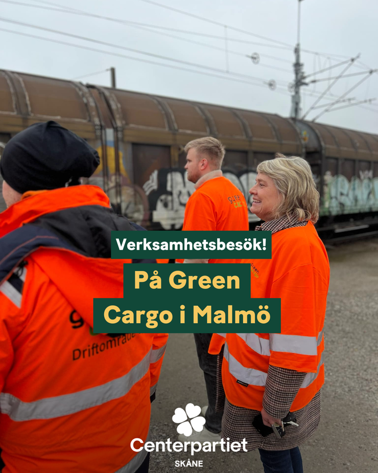 VERKSAMHETSBESÖK - GREEN CARGO - Centerpartiet